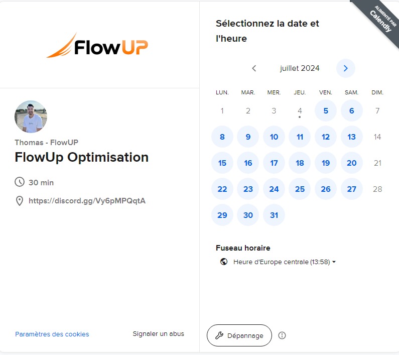 FlowUP Optimisation PC